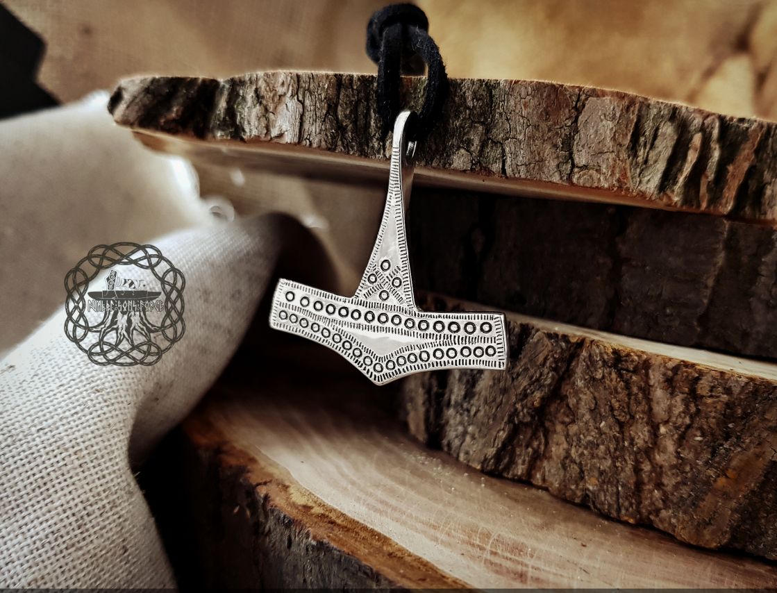 Mjolnir Pendant Thors Hammer Pendant Reconstruction Romersdal, Bornholm ...